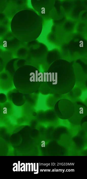 Realistic moving cell, bacteria or virus under microscope. Design ...