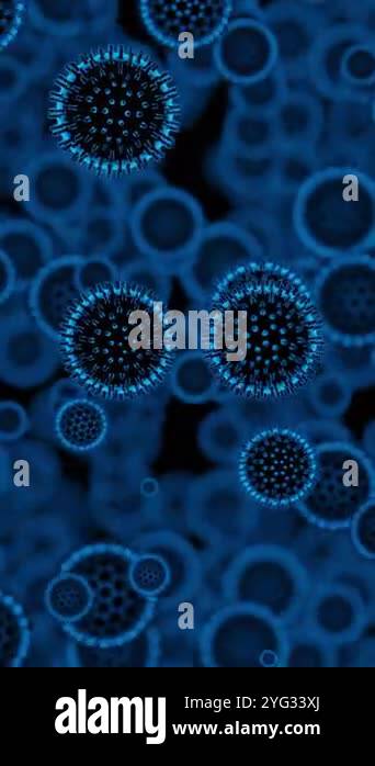 Interaction between bacteria. Design. Abstract medical background with ...