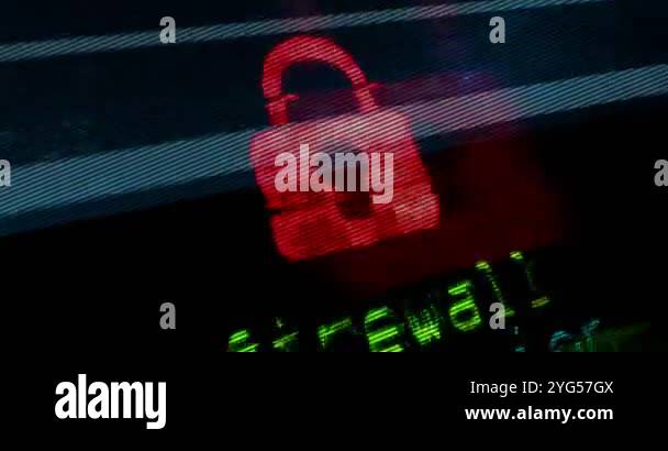 Cyber security padlock symbol technology Stock Videos & Footage - HD ...