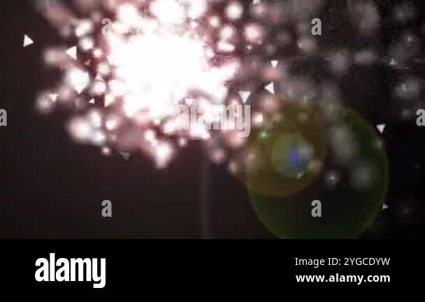 Magician's wand with golden light effects on a black background ...