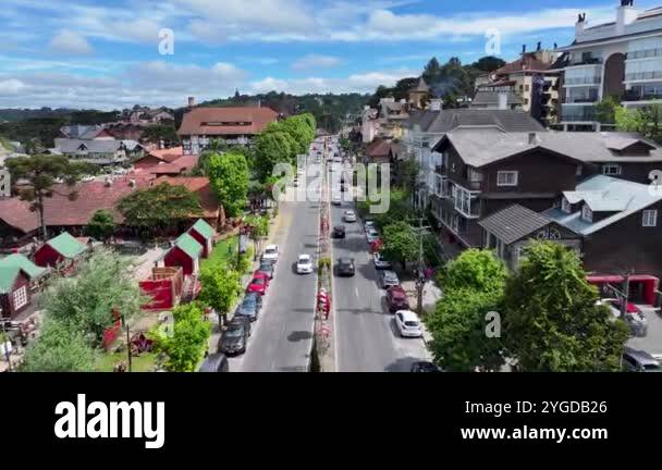 Gramado Skyline At Gramado In Rio Grande Do Sul Brazil. Stunning ...