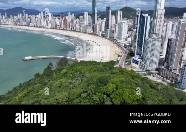 Balneario Camboriu Skyline At Camboriu In Santa Catarina Brazil ...