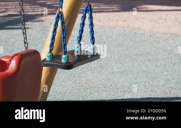Colorful swing set playground Stock Videos & Footage - HD and 4K Video ...