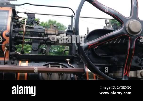 Steam traction engine wheel Stock Videos & Footage - HD and 4K Video ...
