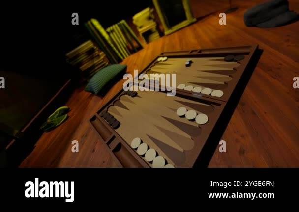 Backgammon board game 3d Stock Videos & Footage - HD and 4K Video Clips - Alamy