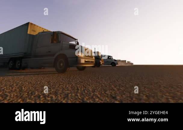3d truck racing Stock Videos & Footage - HD and 4K Video Clips - Alamy