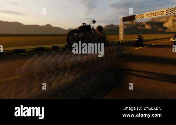 The Racer Who Crossed The Finish Line By Lifting The Front Of The ...