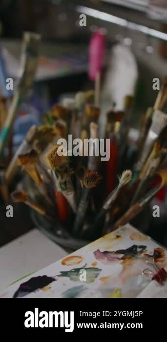 Stack of brushes Stock Videos & Footage - HD and 4K Video Clips - Alamy