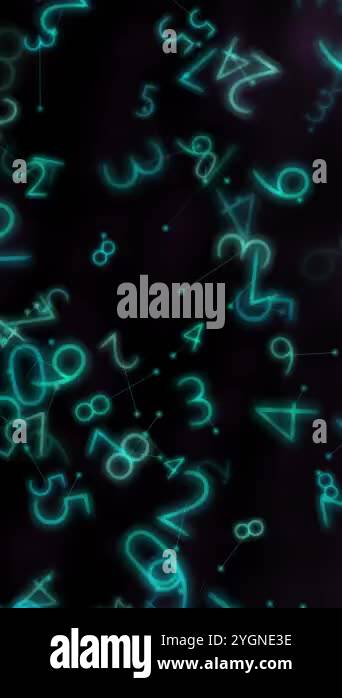 An intricate visualization of a digital data network, Features ...