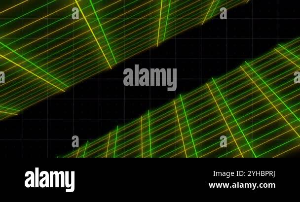 VJ loop space like grid changing colors moving animation in 4K ...