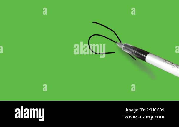 draw human hand catching rectangle shape paper with thumb and fingers ...