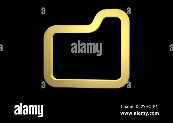 3d folder icon documents Stock Videos & Footage - HD and 4K Video Clips ...