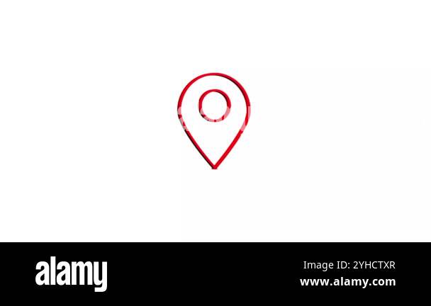 Vibrant location pin icon Stock Videos & Footage - HD and 4K Video ...