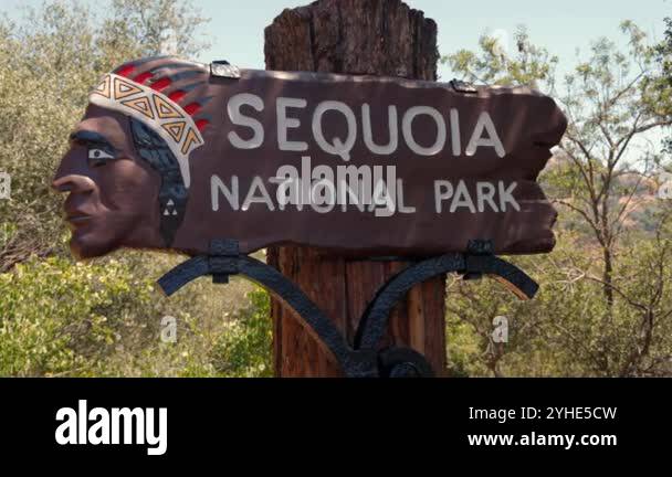 entrance to siquoya park in california with the indian head National ...