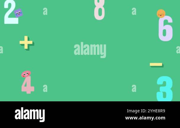 Numbers game cartoon illustration Stock Videos & Footage - HD and 4K ...