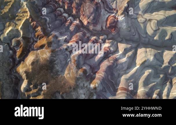 Aerial footage showcases the mesmerizing, undulating layers of ...