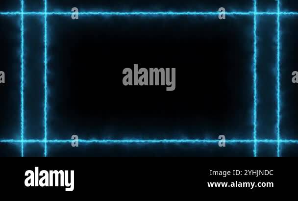 4K Neon Line with bright flashing in an alpha channel. Bright flashing ...