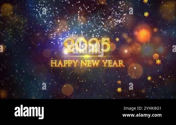 4K, 3840 x 2160 Pixels Resolution, 2025 Happy New Year Wishes ...