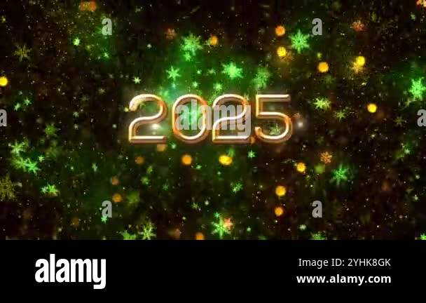 4K, 3840 x 2160 Pixels Resolution, 2025 Happy New Year Wishes ...