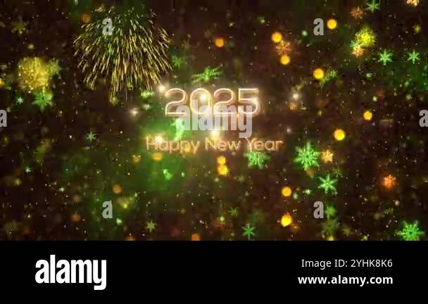 4K, 3840 x 2160 Pixels Resolution, 2025 Happy New Year Wishes ...