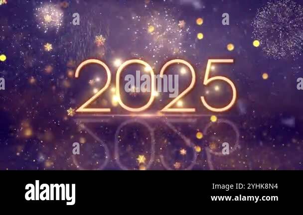 4K, 3840 x 2160 Pixels Resolution, 2025 Happy New Year Wishes ...