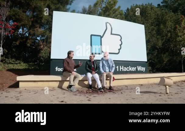 Facebook headquarters facebook sign Stock Videos & Footage - HD and 4K ...