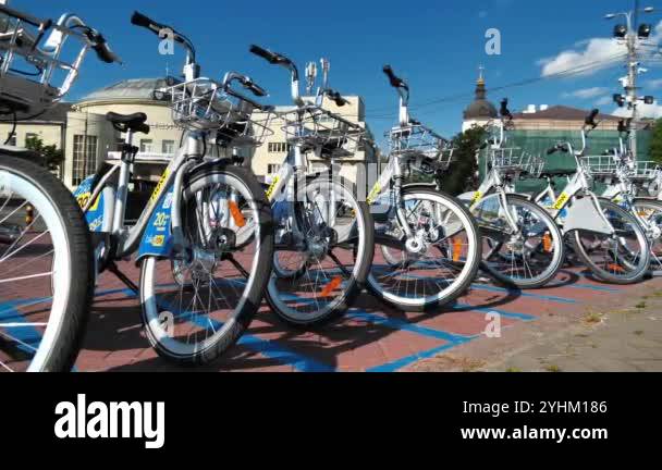 Bicycle rental system Stock Videos & Footage - HD and 4K Video Clips ...