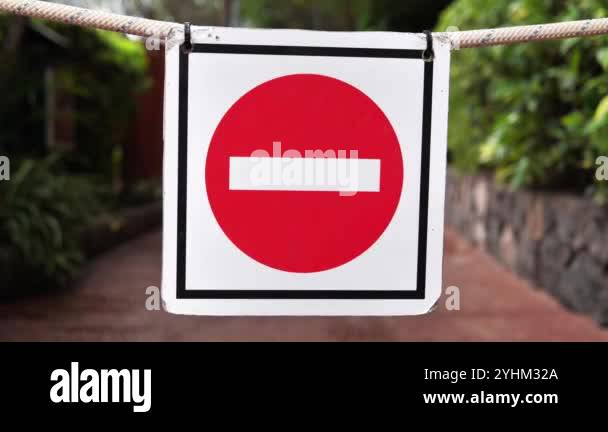 Forbidden to entry, private property. No entry prohibition sign Stock ...