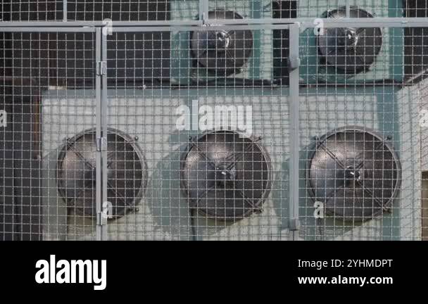 Five refrigeration fans for industrial cold rooms. Air coolers ...