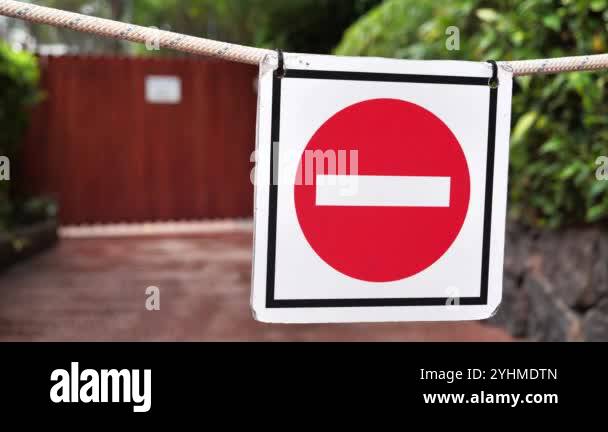 No entry sign private Stock Videos & Footage - HD and 4K Video Clips ...
