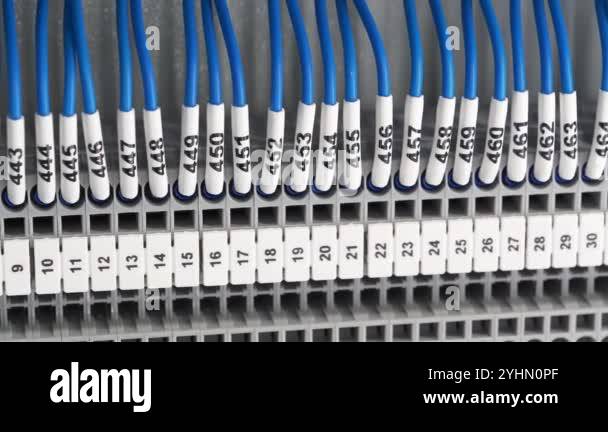 Industrial electrical equipment and wiring. Terminal blocks in ...