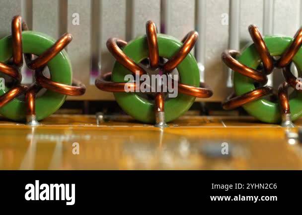 High current toroidal wound coils. Elements of personal computer ...