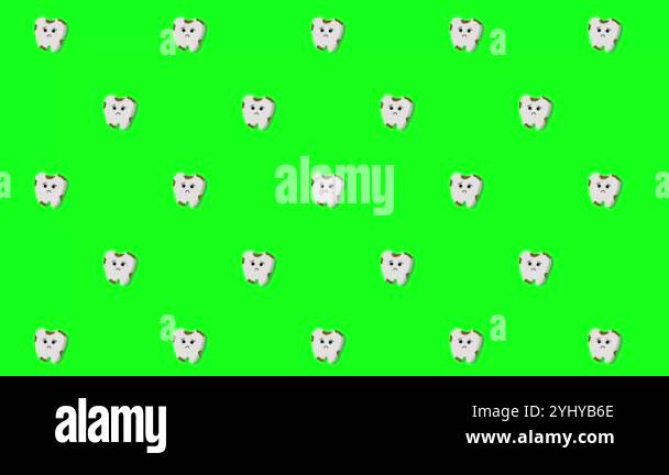 dental background animated background cartoon dentist teeth 4k looping ...