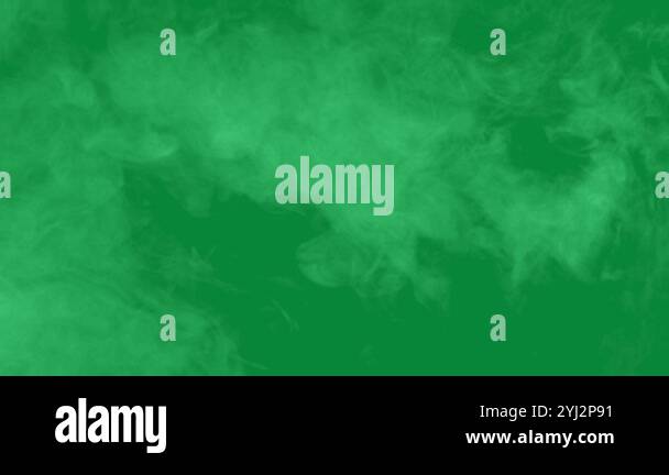 Wispy White Smoke Blowing with Green Screen Background. vertical ...