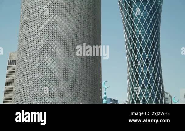 Doha tornado tower Stock Videos & Footage - HD and 4K Video Clips - Alamy