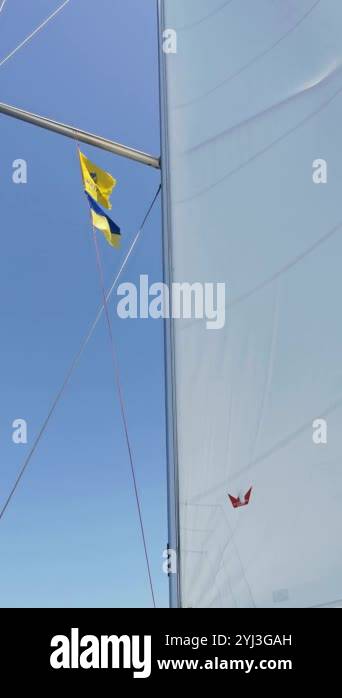 Yacht blue sky vertical Stock Videos & Footage - HD and 4K Video Clips ...