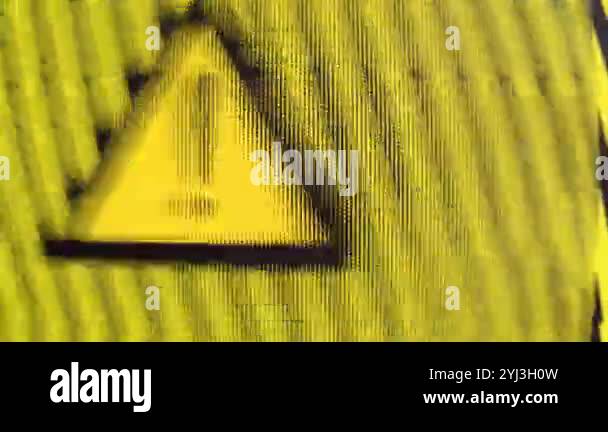 Warning sign with yellow triangle Stock Videos & Footage - HD and 4K ...