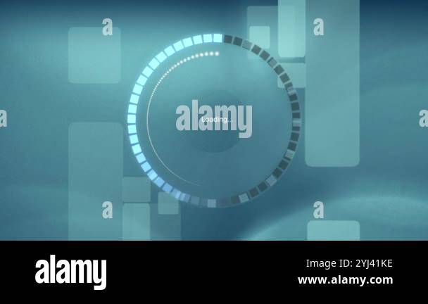 An elegantly smooth loading animation that showcases a circular ...