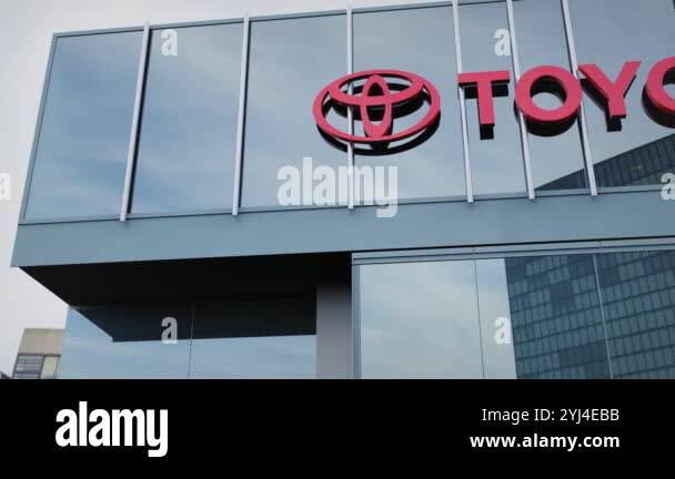 Toyota logo on facade Stock Videos & Footage - HD and 4K Video Clips ...