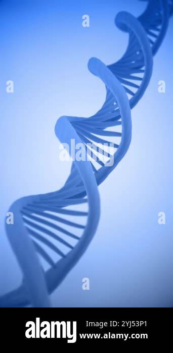 Science motion background animation with rotating DNA double helix ...