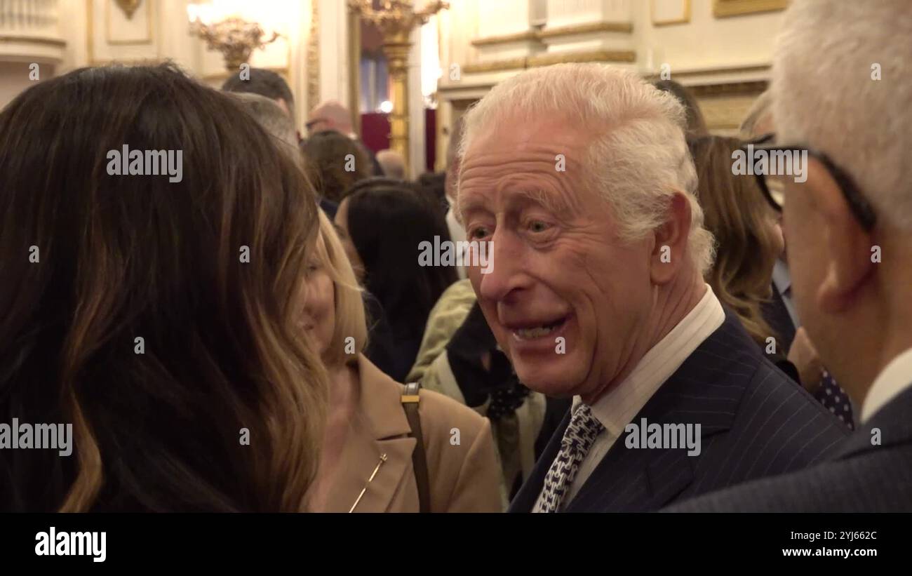 King and Queen hold reception for those in TV and film industry at ...