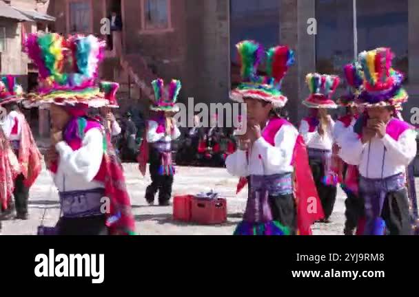 Peruvian men in traditional clothing Stock Videos & Footage - HD and 4K ...