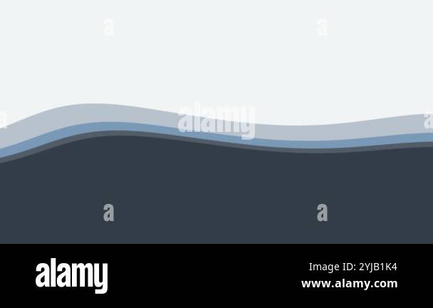 A smooth, flowing animation of ocean waves with a calming, nature ...