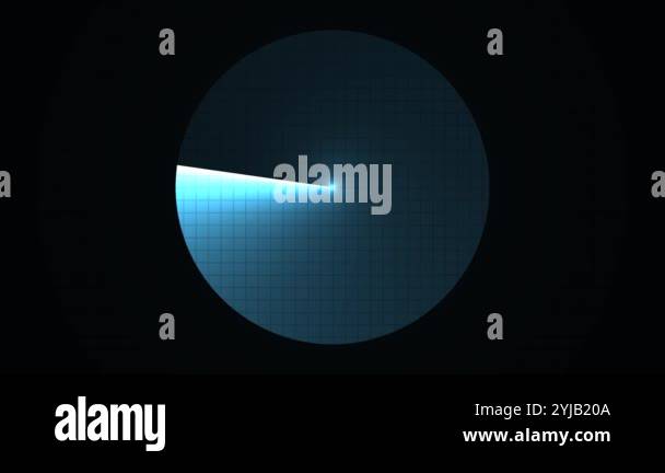 Dynamic Submarine Radar Scan Animation with Blue Glowing Light Stock Video Footage - Alamy