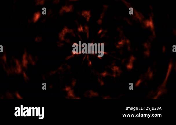 A mesmerizing simulation of a glowing nebula with smooth, coordinated ...