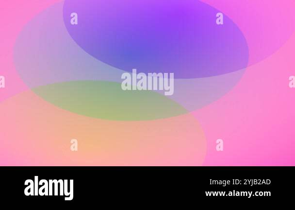 A smooth, dynamic animation of large, vibrant balls with a subtle color ...