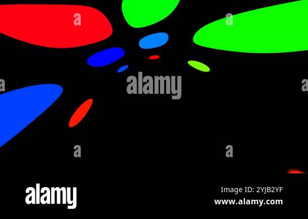 A smooth and serene tube spectrum animation that combines vibrant ...