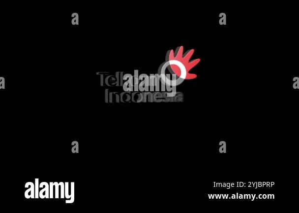 Logo Telkom Indonesia Animated on Transparent Background, 1920x1080 ...