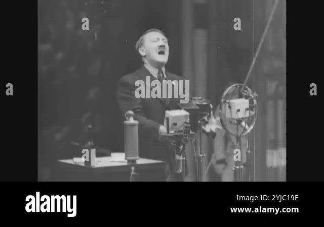 Adolf hitler fuhrer nazi germany world war ii Stock Videos & Footage ...
