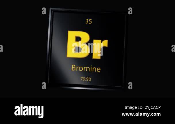 Floating Bromine Icon with Transparent Background, Exclusive, Alpha ...